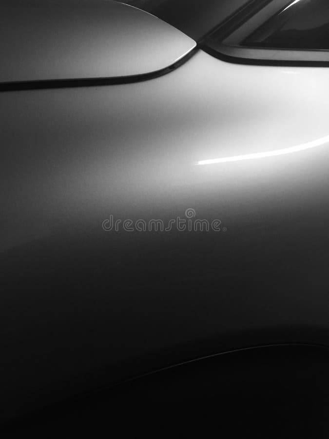 Abstract Image of Modern Car Side with Smooth Shiny Surfaces in Stock ...