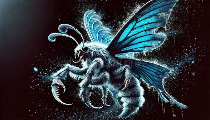 Mythical Monster: Abstract Butterfly Stock Illustration - Illustration ...