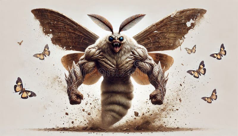 Mythical Monster: Abstract Butterfly Stock Illustration - Illustration ...