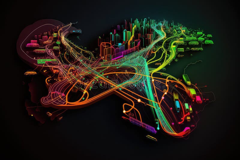 Different Routes Stock Illustrations – 276 Different Routes Stock ...