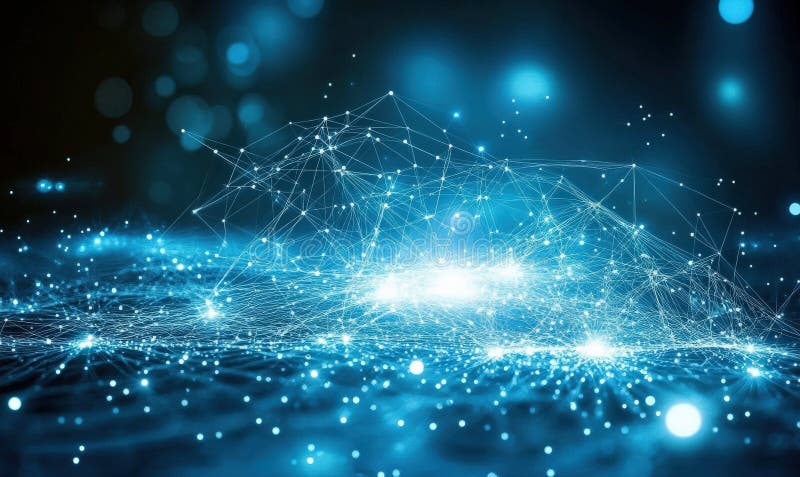 Abstract Network Connections Stock Illustration - Illustration of ...