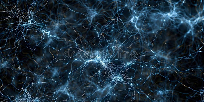 Abstract Image of Neural Connections in the Brain Concept of ...