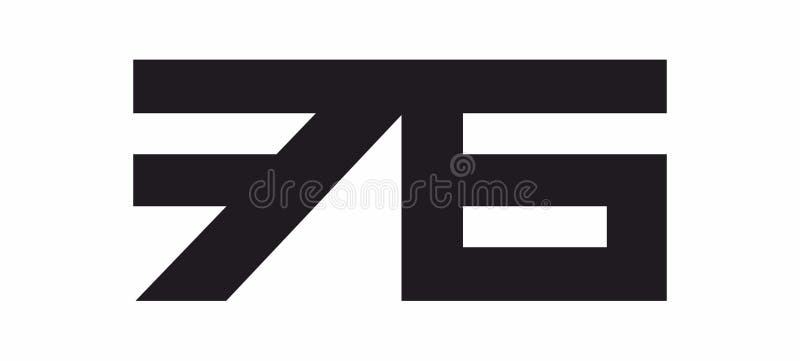 Abstract Image of Number 76. Isolated Vector Illustration on White ...