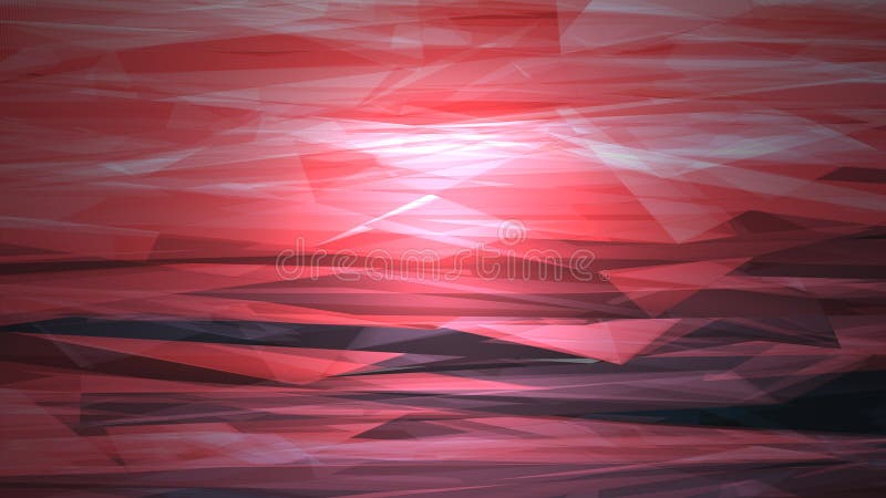 Abstract Image, Red Abstract Landscape Stock Illustration ...
