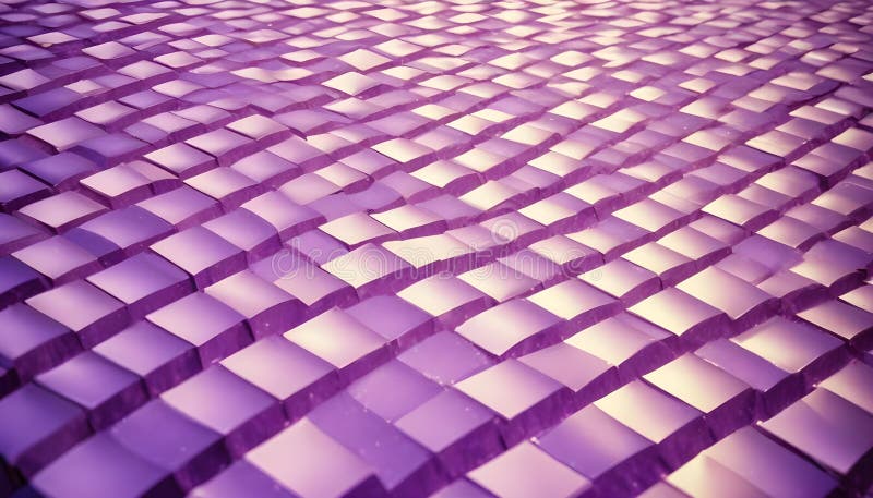 Abstract Image of a Repeating Pattern of Purple Squares, Creating a ...