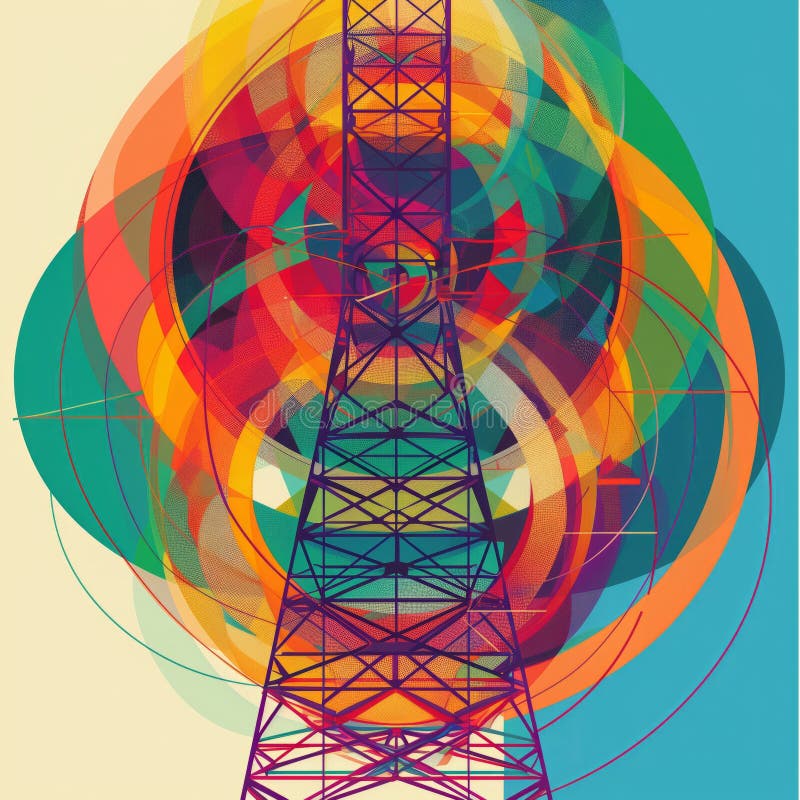 Abstract Image that Represents Equality in Energy Generation and ...