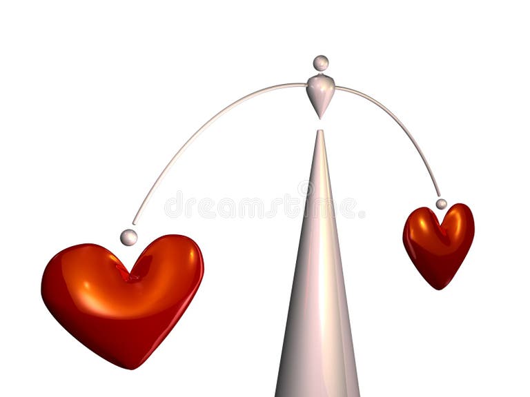 An Abstract Image Represents the Two Alternat Stock Illustration ...