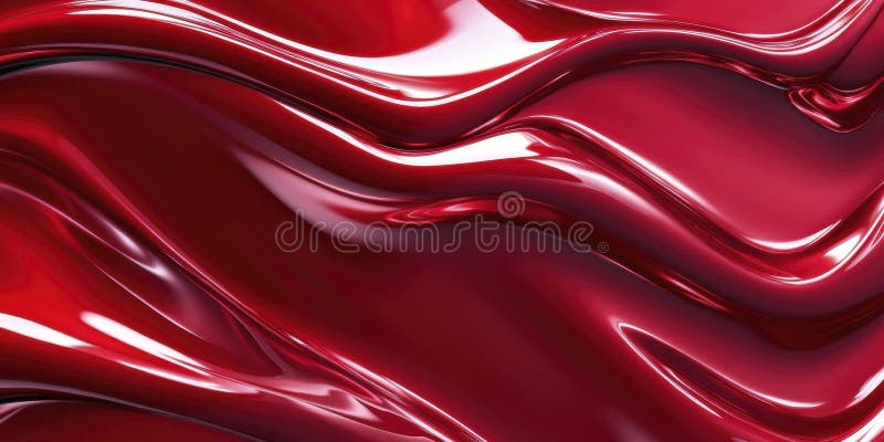 Abstract Dark Red Liquid Wave Pattern Background Stock Illustration ...