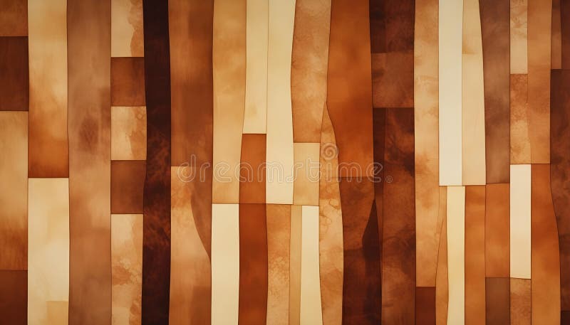 Abstract Image of a Series of Vertical Brown Stripes, with a Subtle ...