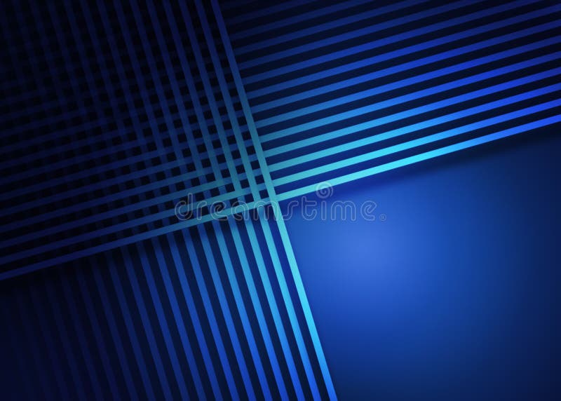 Abstract Shiny Grid in Dark Blue Background Stock Illustration ...
