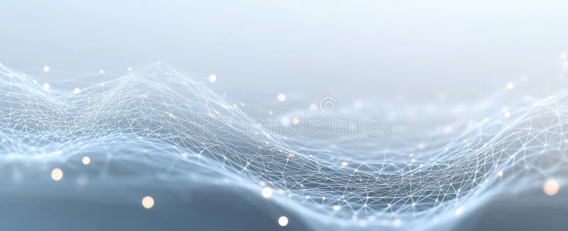 Abstract Network Design in Light Grey Stock Illustration - Illustration ...
