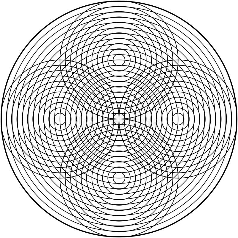 Circular Waves Interweave in an Intricate, Hypnotic Pattern, a Study in ...