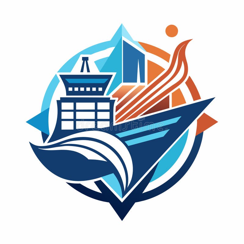 An Abstract Image Showcasing the Creation of a Ship Silhouette with ...