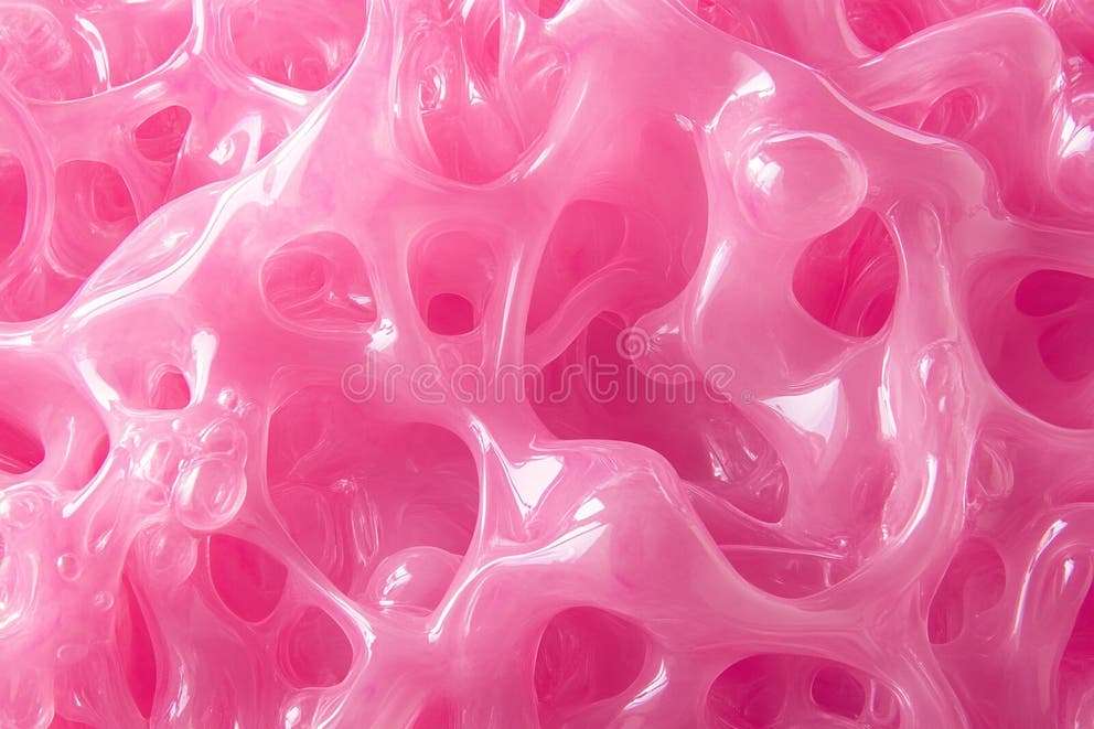 Pink Gooey Substance Abstract Texture Dreamy Swirls Stock Illustration ...