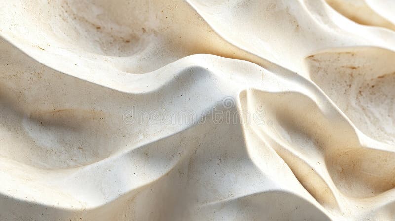 Abstract Image Showcasing Soft, Flowing Textures Resembling Fabric or ...