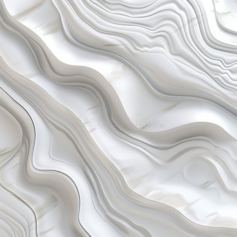 Abstract Marble Texture with White Wavy Layers Creating a Serene ...