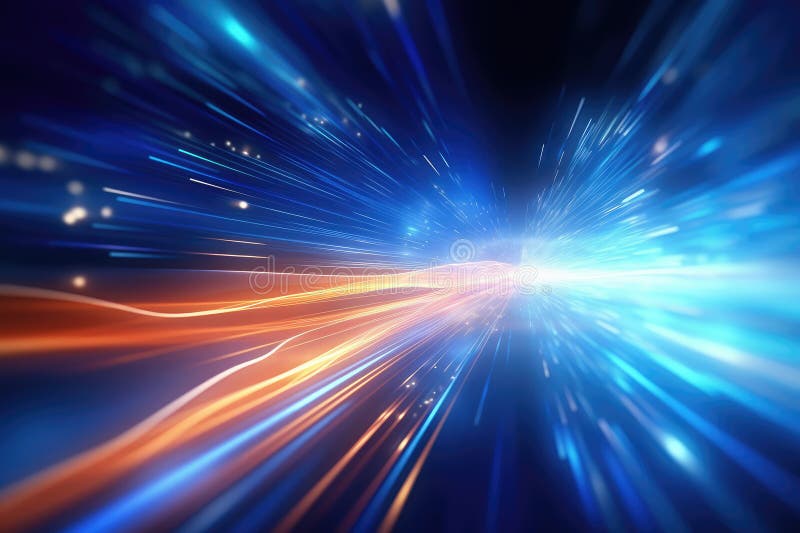 Abstract Image of Speed Motion on the Road with High Speed Stock ...