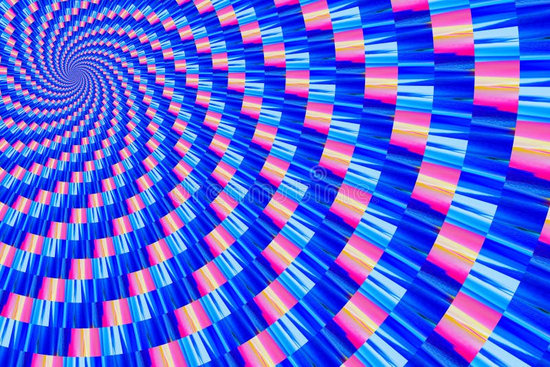 Abstract Image of Spiral Form of Monocentric Type Stock Illustration ...