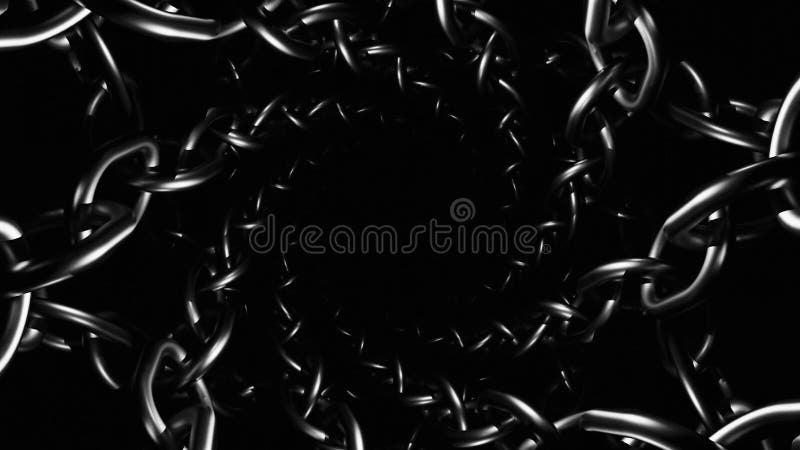 Spiral of Chains an Intriguing Abstract Art Piece Featuring a Striking ...
