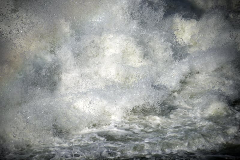 Strong Flowing Water on Waterfall in Tropical Rainforest Stock Photo ...