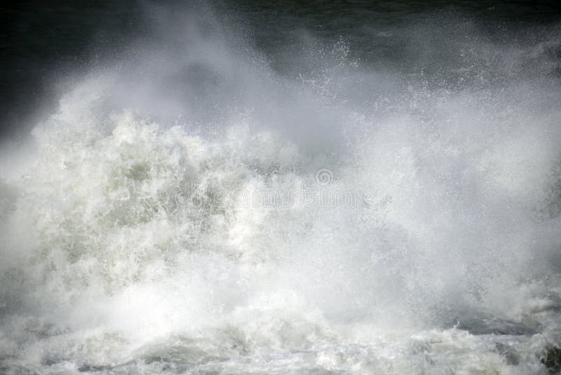 Strong Flowing Water on Waterfall in Tropical Rainforest Stock Photo ...