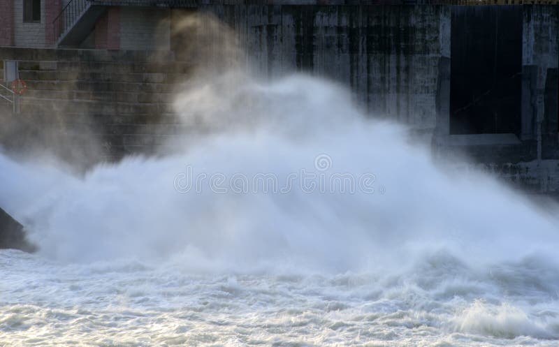 Abstract Image Strong Flowing Water Stock Image - Image of flowing ...