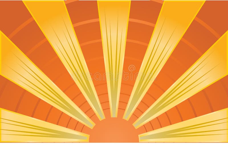 Sun Sunrays Clip Art or Logo Stock Vector - Illustration of coloured ...