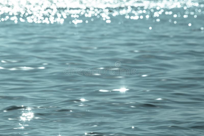 Abstract Image of Surface Water of Sea or Ocean with Silver or Cold ...