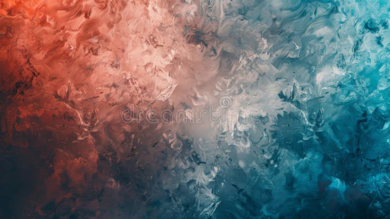 An Abstract Image of Swirling Red and Blue Paint, Creating a Visually ...