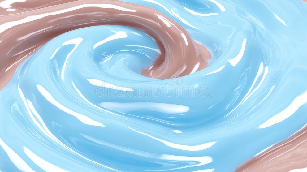 An Abstract Image with a Swirling Vortex of Captivating Pastel Colors ...