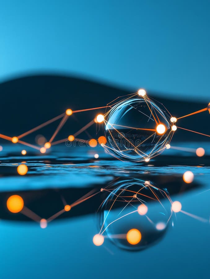 Global Network Connection Abstract Image Symbolizing Connectivity ...