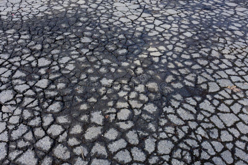 Broken and Cracked Pavement Texture Stock Image - Image of abstract ...