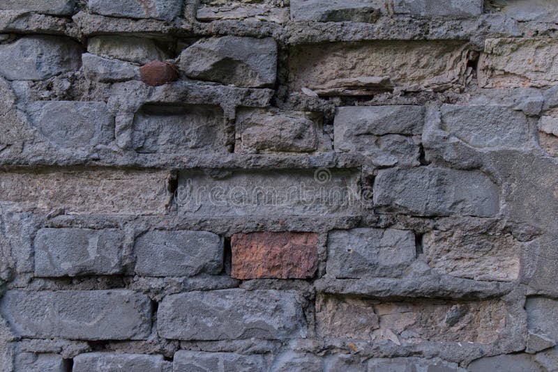 Simple Photo Background Pattern of Fragment of Broken Grey Wall Stock ...