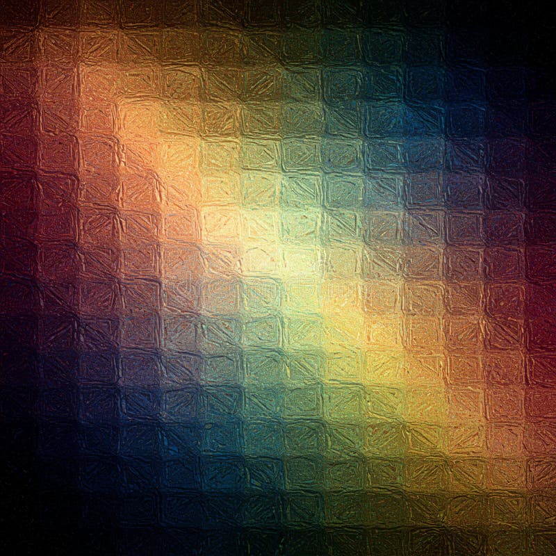 Abstract Image with a Textured, Mosaic-like Pattern Featuring ...