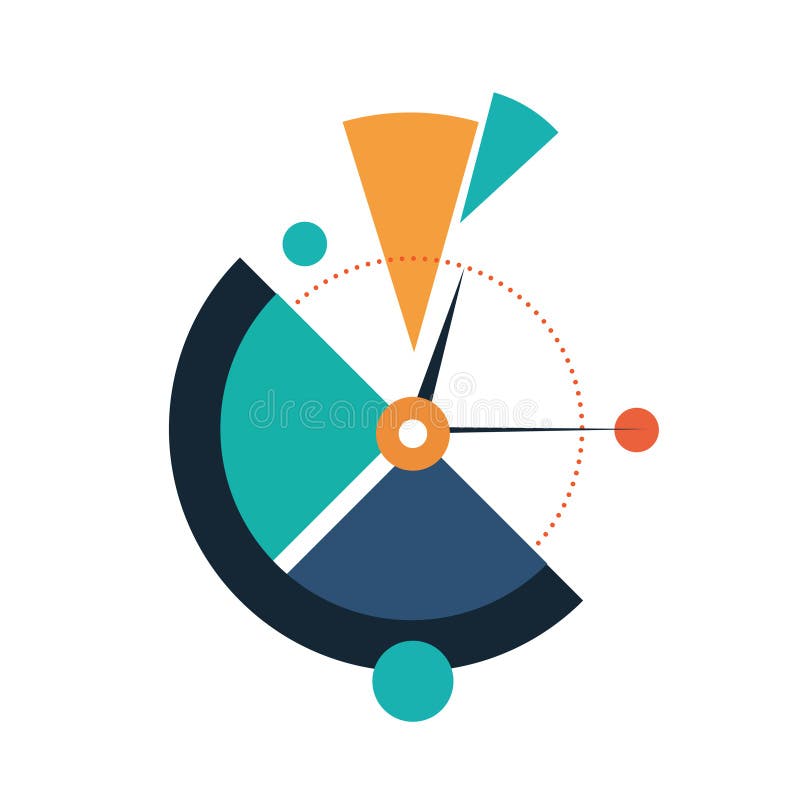 Abstract image of time stock vector. Illustration of sign - 345602761