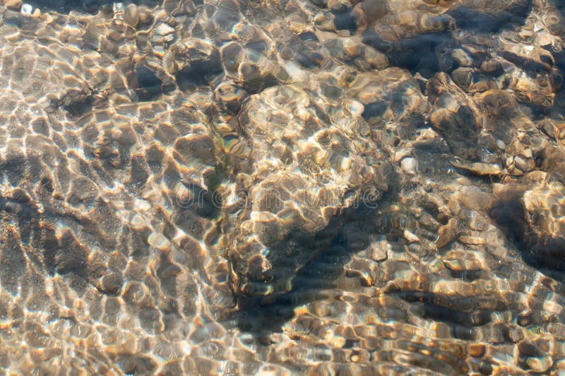 Abstract Image of Underwater Reflection of Subeams , Sikkim, India ...