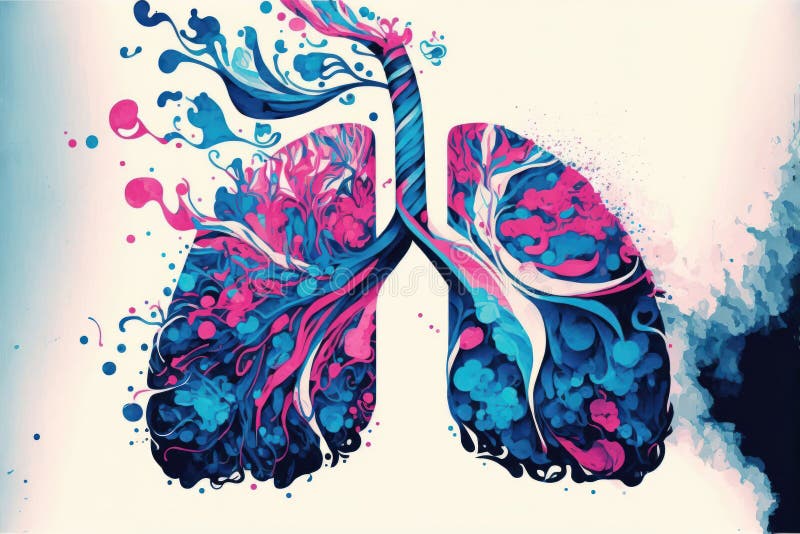 Breath of Resilience: an Abstract Depiction of Lung Cancer. Generative ...