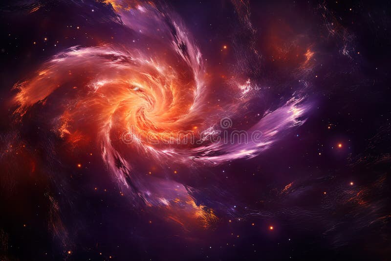 Abstract Image of a Vortex, Black Hole or Alien Lights. Stock ...