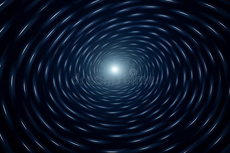 An Abstract Image of a Vortex with a Bright Light in the Center Stock ...