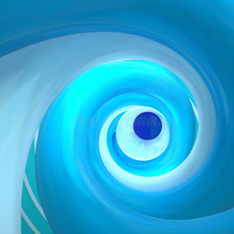 Abstract Image of Water Rotation Pop Art 3D Image Stock Photo - Image ...