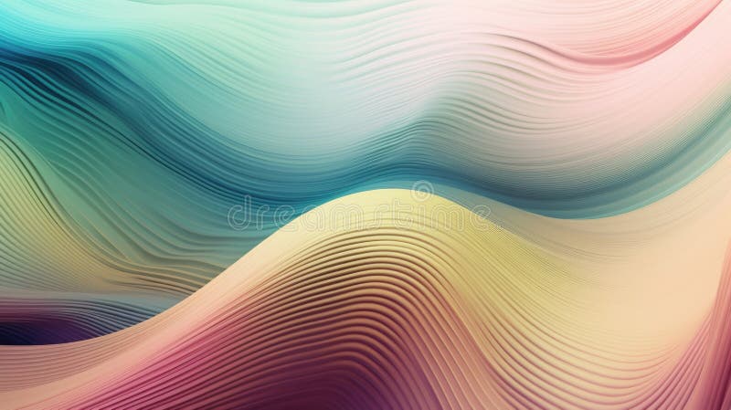 An Abstract Image of Water Surface Rendered in Pink and Blue, in the ...