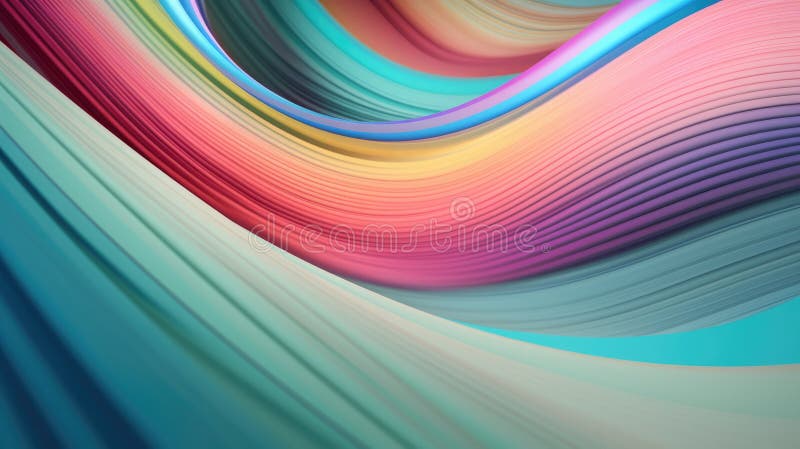 An Abstract Image of Water Surface Rendered in Pink and Blue, in the ...