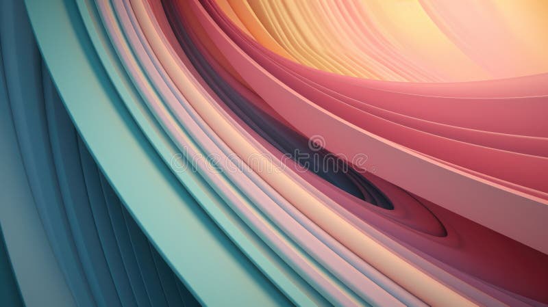 An Abstract Image of Water Surface Rendered in Pink and Blue, in the ...