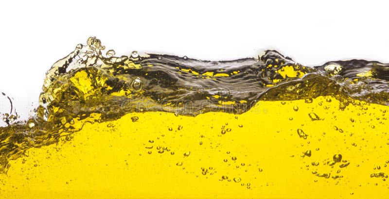 Abstract Image Of A Yellow Liquid Spilled. Stock Image - Image of ...