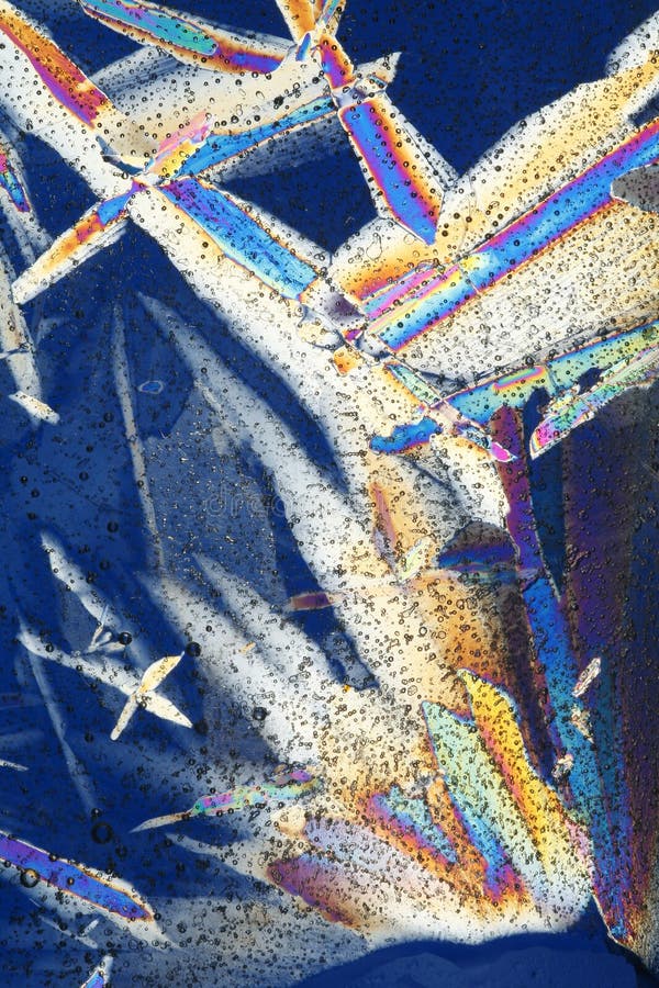Abstract Images of Ice Crystal Stock Image - Image of blue, abstraction ...