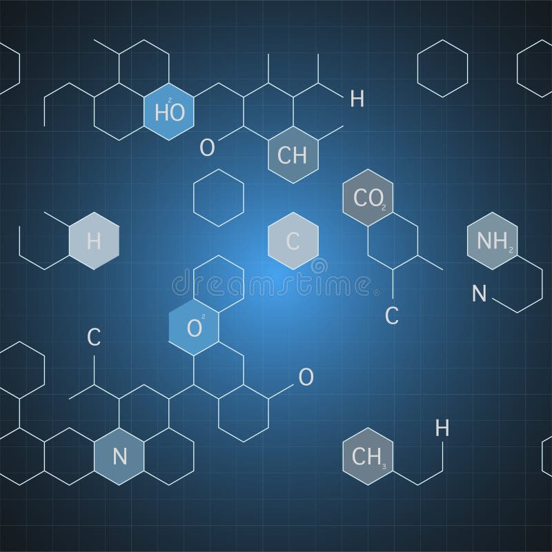 Abstract Images of Molecular Structures Stock Vector - Illustration of ...