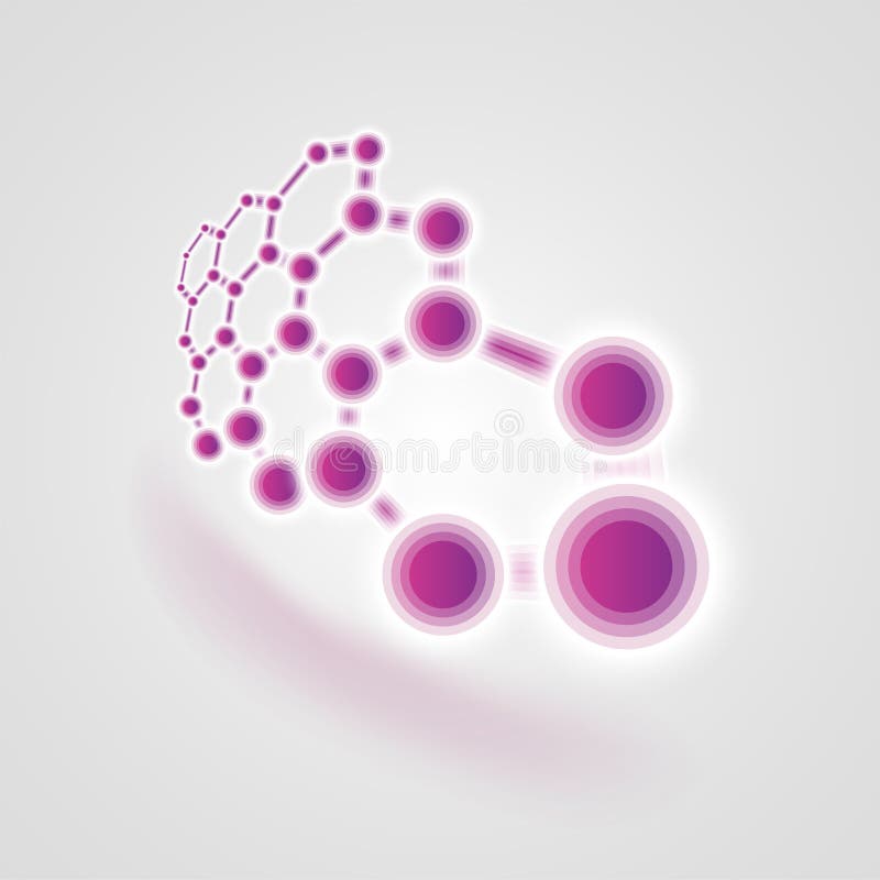 Abstract Images of Molecular Structures Stock Vector - Illustration of ...
