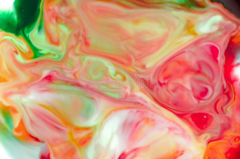 Abstract Images of Multiple Colors Mixed Together To Form a Pattern ...