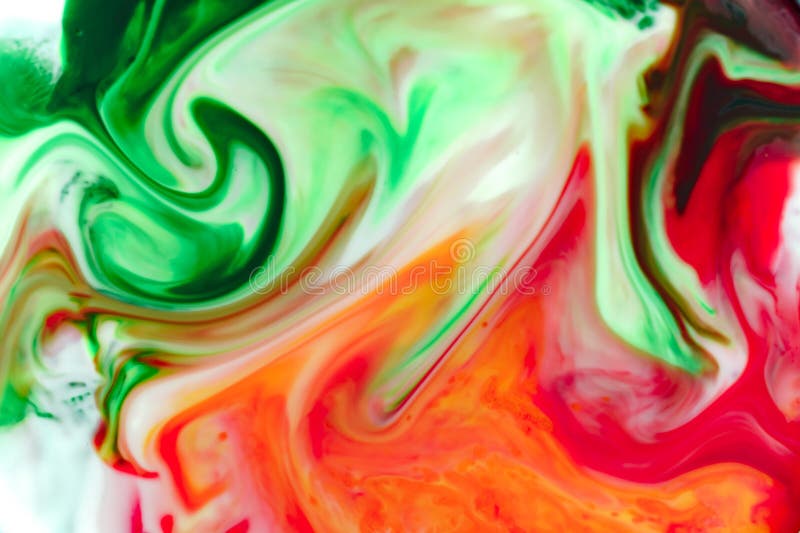 Abstract Images of Multiple Colors Mixed Together To Form a Pattern ...