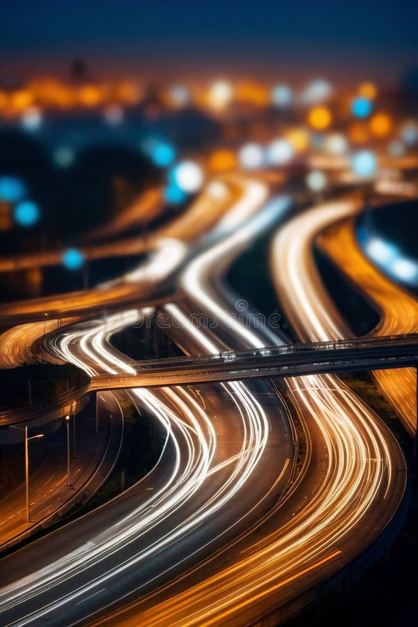 Abstract Images of Roads and Routes, Emphasizing Direction and Purpose ...